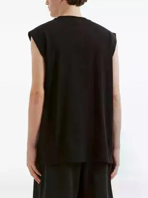 CHOCOOLATE Graphic Print Cotton Tank Top