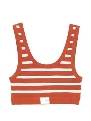 Closed Striped Bralette