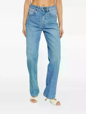 Victoria Beckham Patch-pocket Straight Leg Jeans