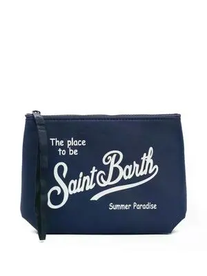 MC2 SAINT BARTH Logo-detail Clutch