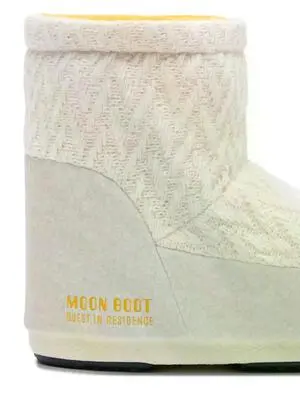 Moon Boot X Guest In Residence Icon Low Knitted Boots - Neutrals