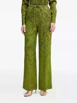 SILVIAN HEACH Print Trousers - Green