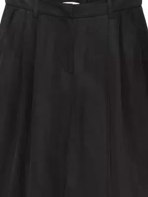AMOMENTO Pleated Trousers - Black
