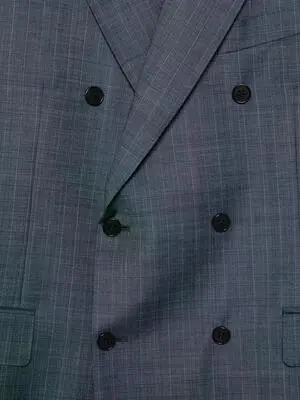 Canali Double-breasted Suit - Blue
