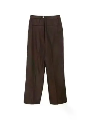 HERSKIND Alina Buttoned Trousers - Brown