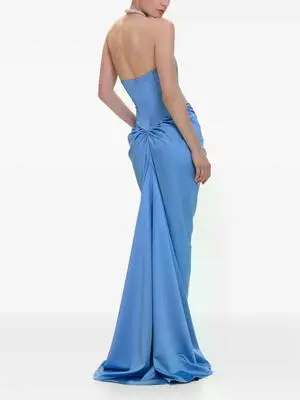V:PM ATELIER Flavia Ruched Corset Dress