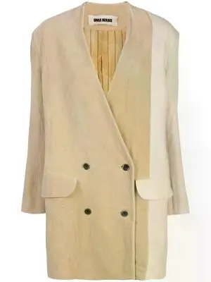 UMA WANG Oversized Double-breasted Blazer