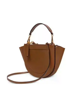 WANDLER Mini Hortensia Tote Bag - Brown