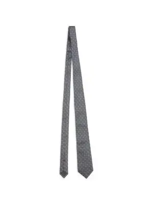 Brunello Cucinelli Silk Neck Tie - Grey
