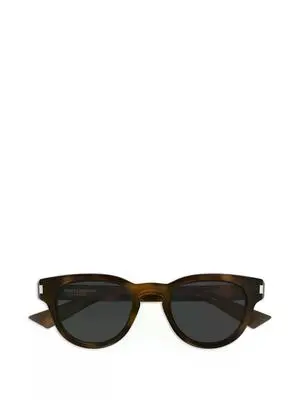 Saint Laurent Round-frame Sunglasses - Brown