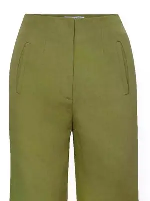 Veronica Beard Dova Wide-leg Trousers - Green
