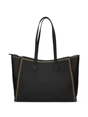 Moschino Logo-plaque Tote Bag - Black