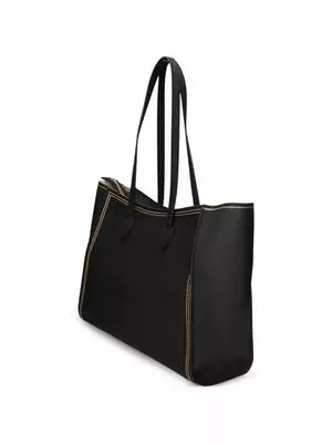 Moschino Logo-plaque Tote Bag - Black