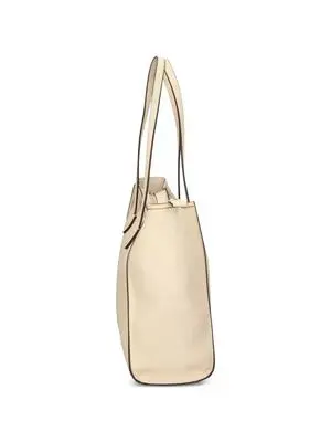 Moschino Logo-plaque Tote Bag - Neutrals