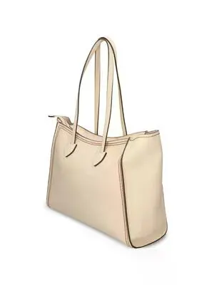 Moschino Logo-plaque Tote Bag - Neutrals