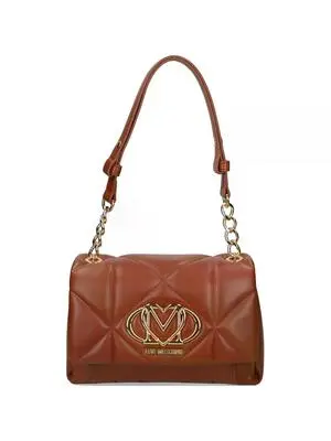Moschino Quilted Chain-strap Cross Body Bag - Brown