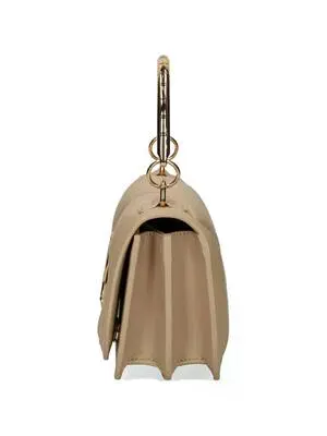 Moschino Quilted Tote Bag With Logo - Neutrals