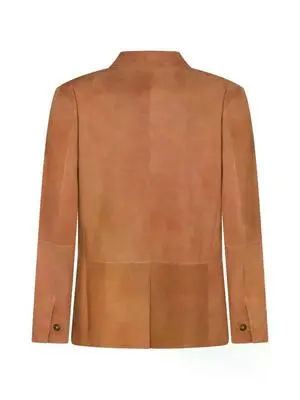 Canali Single-breasted Suede Jacket
