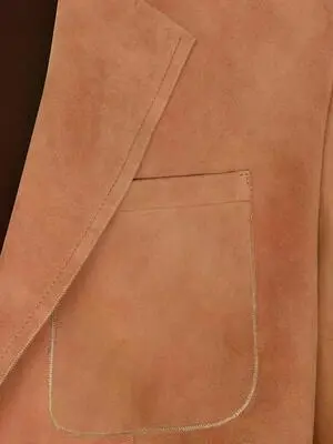 Canali Single-breasted Suede Jacket