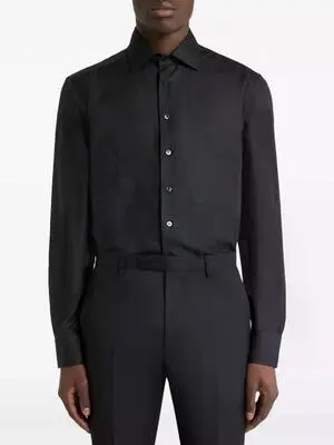 Etro Jacquard-motif Cotton Shirt