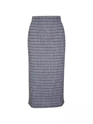Vince Plaid Skirt