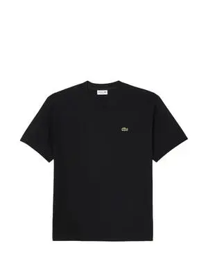 Lacoste Embroidered-logo T-shirt - Black