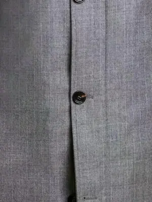 Kiton Pinstriped Overcoat
