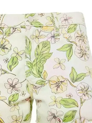 MOTHER The Dodger Floral-print Shorts
