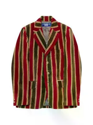 Junya Watanabe Striped V-neck Jacket