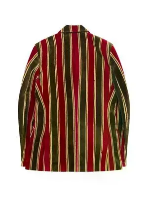 Junya Watanabe Striped V-neck Jacket