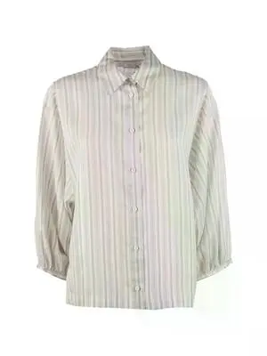 Peserico Striped Button-up Shirt