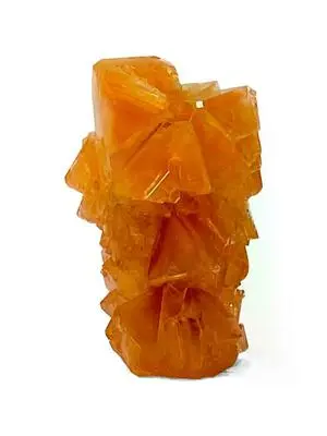MINERAL SERIES Crystal Vase - Orange