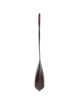 FANE Leather Shoulder Bag - Brown