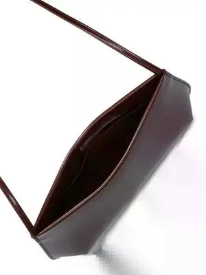 FANE Leather Shoulder Bag - Brown