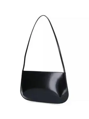 FANE Leather Shoulder Bag - Black
