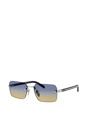 Prada Rimless Rectangle Sunglasses