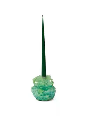 MINERAL SERIES Crystal Turquoise Candlestick Holder
