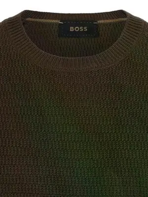 BOSS Textured Knit Sweater