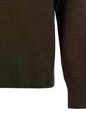 BOSS Textured Knit Sweater