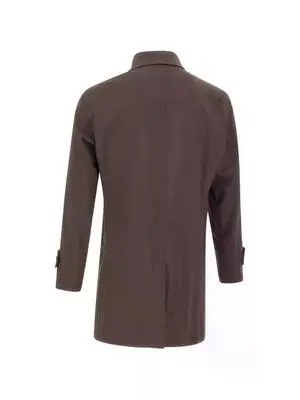 BARBA NAPOLI Single-breasted Coat - Brown