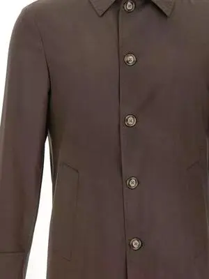 BARBA NAPOLI Single-breasted Coat - Brown