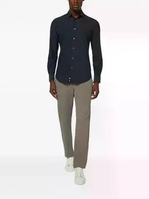Boggi Milano Belt-loops Trousers - Grey