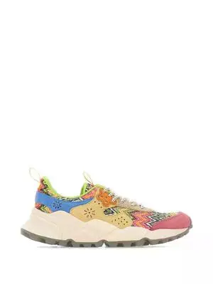 Flower Mountain Floral Sneakers For Women