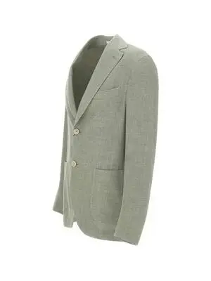 Eleventy Patch-pockets Blazer - Green