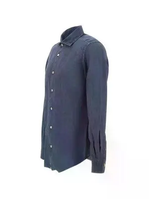 Eleventy Buttoned Shirt - Blue