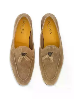DOUCAL'S Tassel-detail Suede Loafers