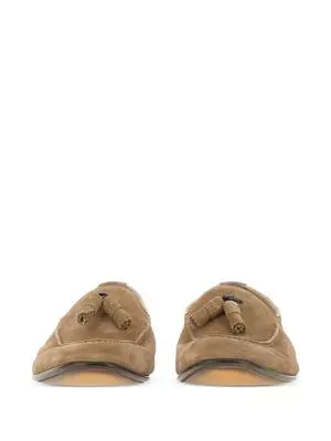 DOUCAL'S Tassel-detail Suede Loafers