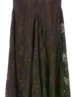 HERSKIND Lace-overlay Midi Skirt