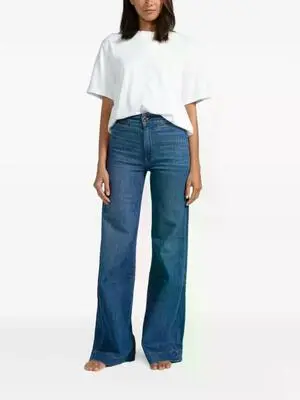 ASKK NY Contrast-stitching Flared Jeans