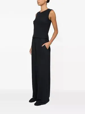 LESET Lauren Ribbed Top - Black